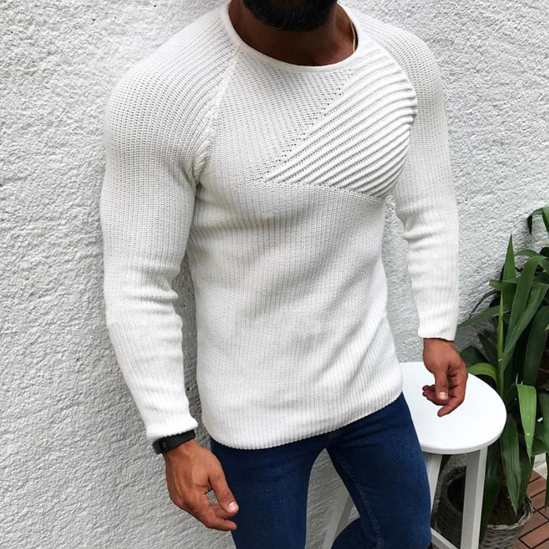 Slim Fit Crew Neck Sweater – Cozymoo