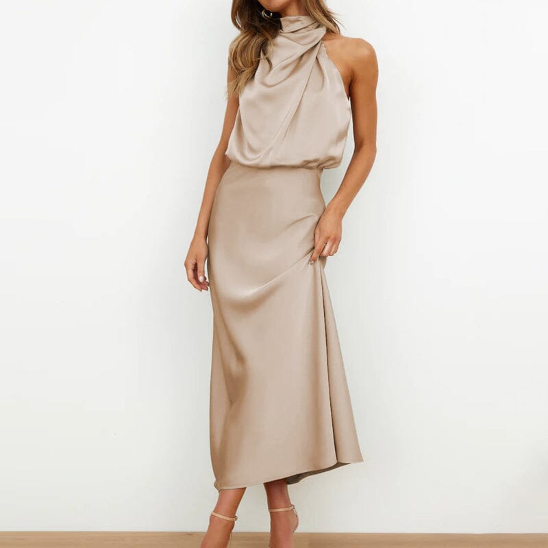 Sleeveless Light Evening Dress – Cozymoo
